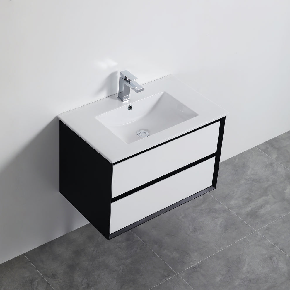 Petra Series - Colour PVC Wall Hung Vanity (SB) - 750x460x520 ...